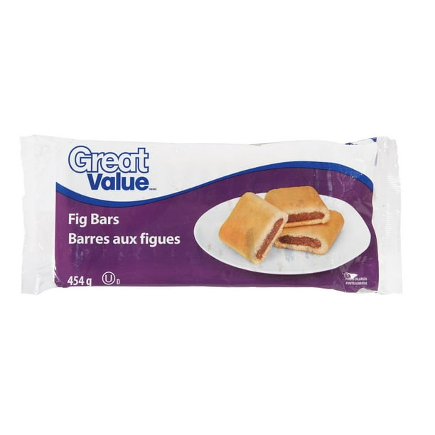 Great Value Regular Fig Bars, 454 g - Walmart.ca