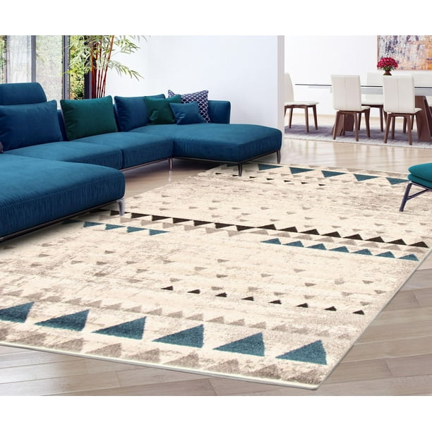 ECARPET Modern Geometric Indoor Area Rug Remi Collection - Walmart.ca