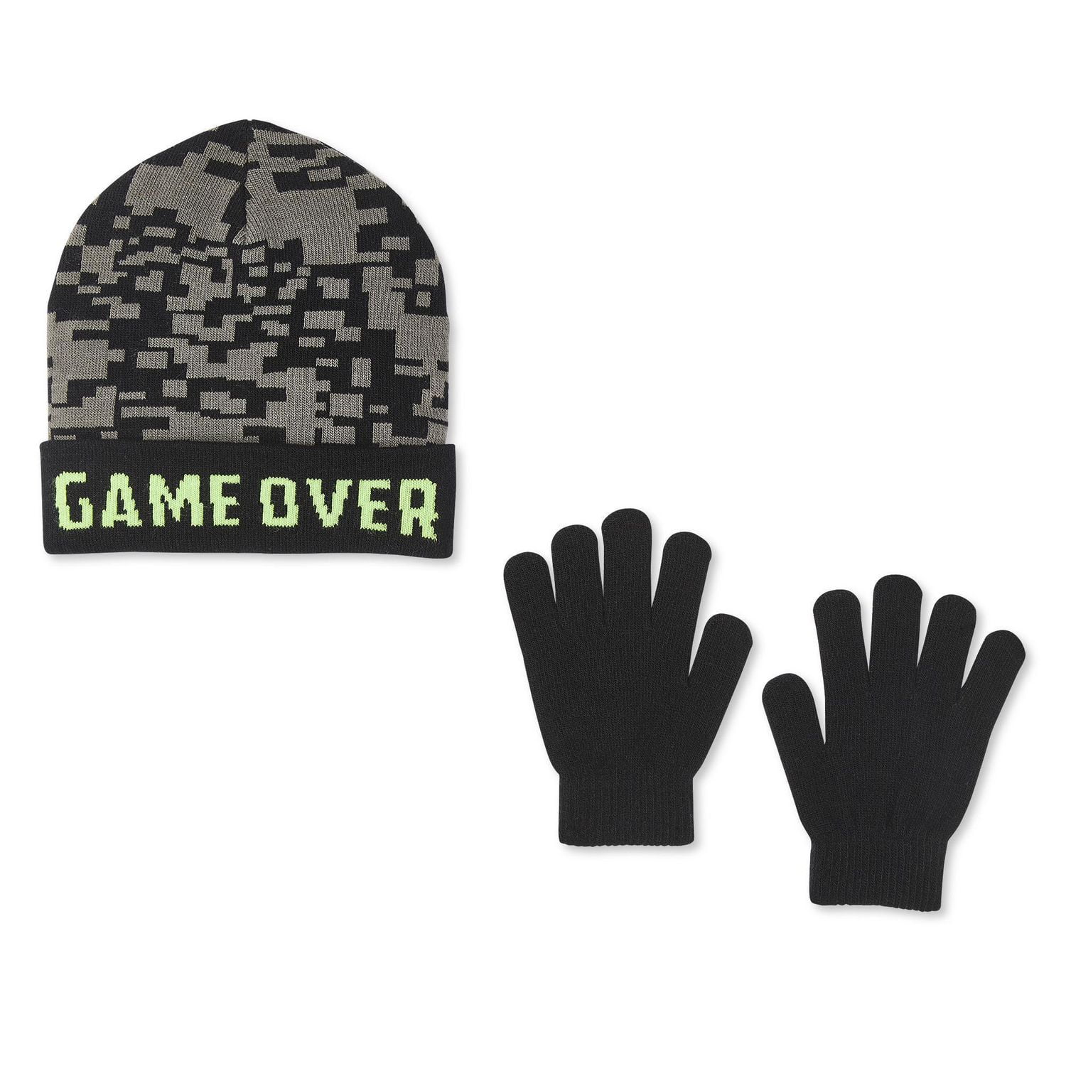 George Boys' Game Over Hat and Gloves 2-Piece Set | Walmart Canada