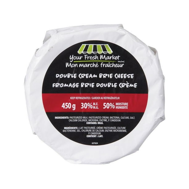 Your Fresh Market Double Cream Brie Cheese - Walmart.ca
