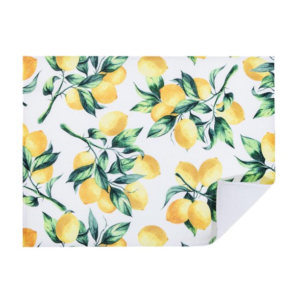 Microfibre Drying Mat (Lemon Branches) - Set of 2 - Walmart.ca