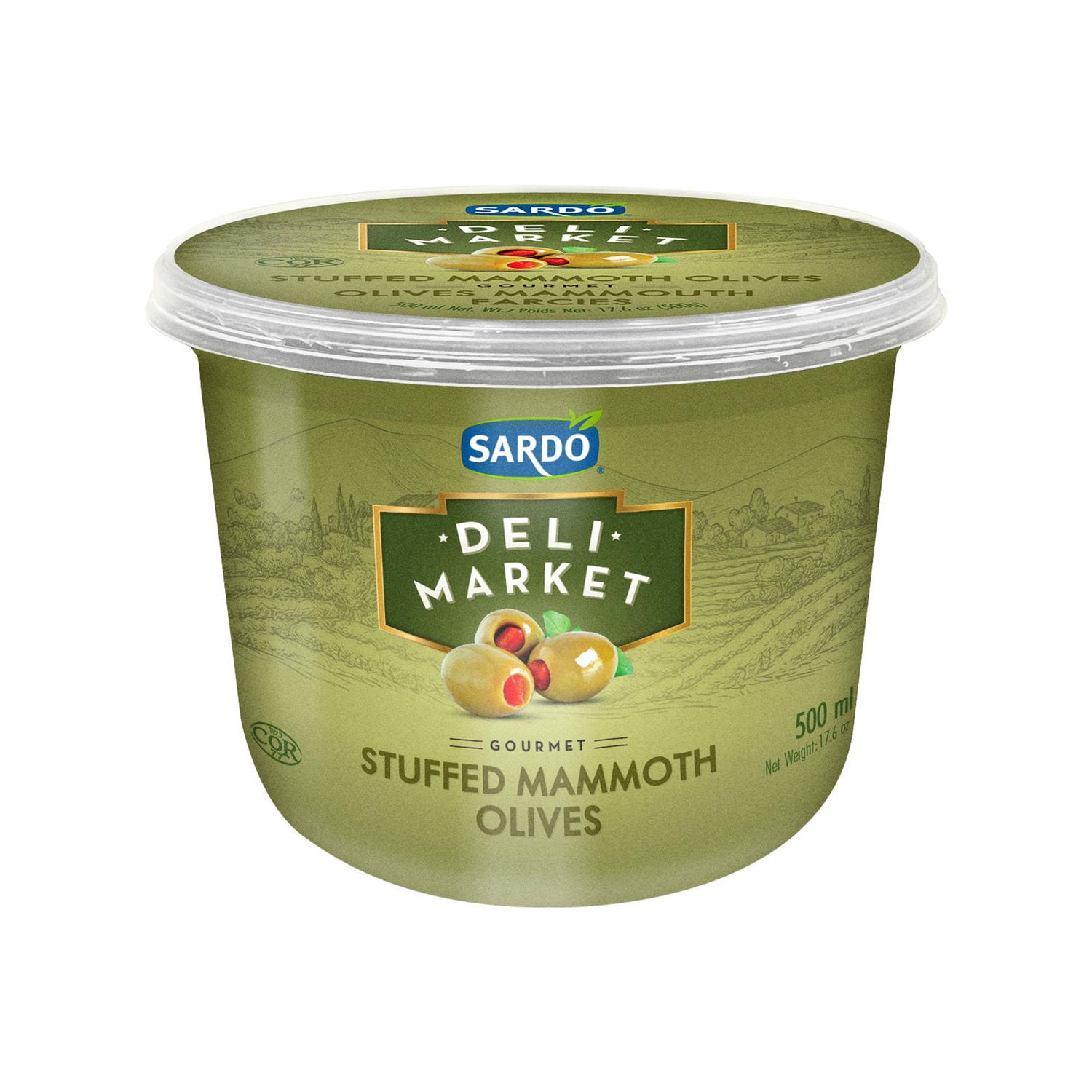 Click here for Sardo Jumbo Green Stuffed Olives prices
