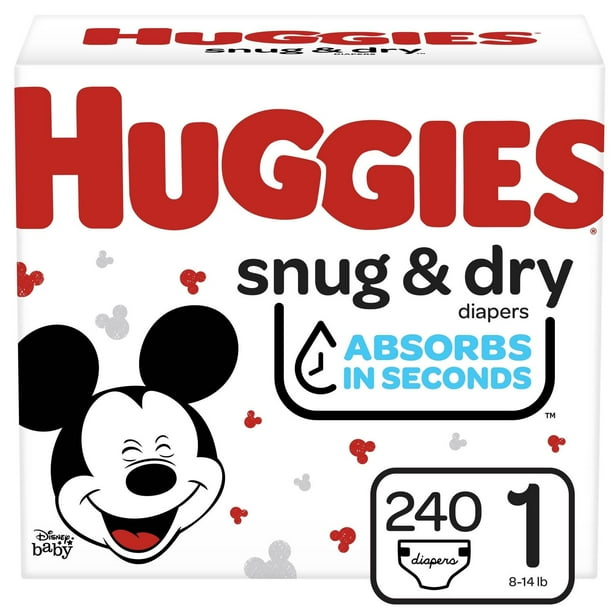 HUGGIES SNUG & DRY Diapers, Econo Pack - Walmart.ca