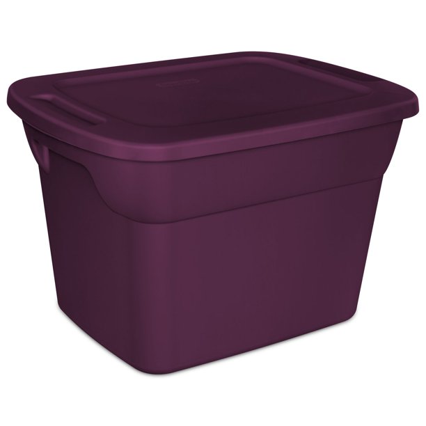 Sterilite 68L Purple Tote Box - Walmart.ca