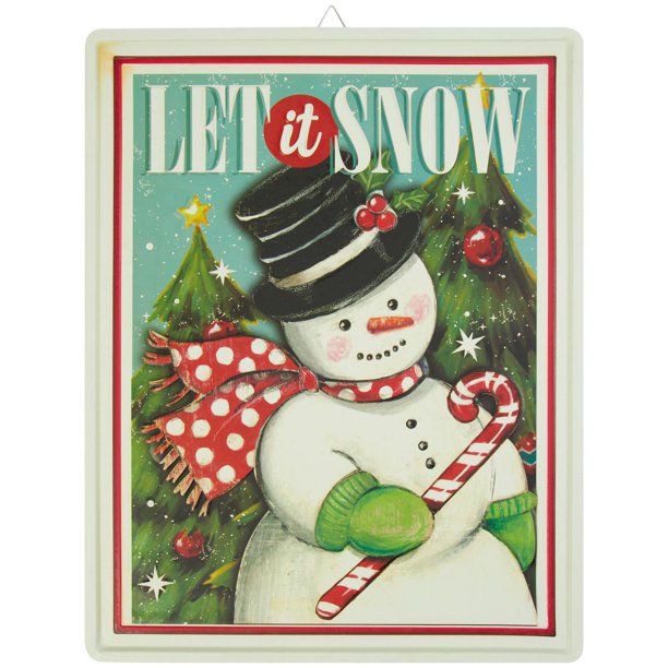 Holiday Time Let it Snow Sign - Walmart.ca