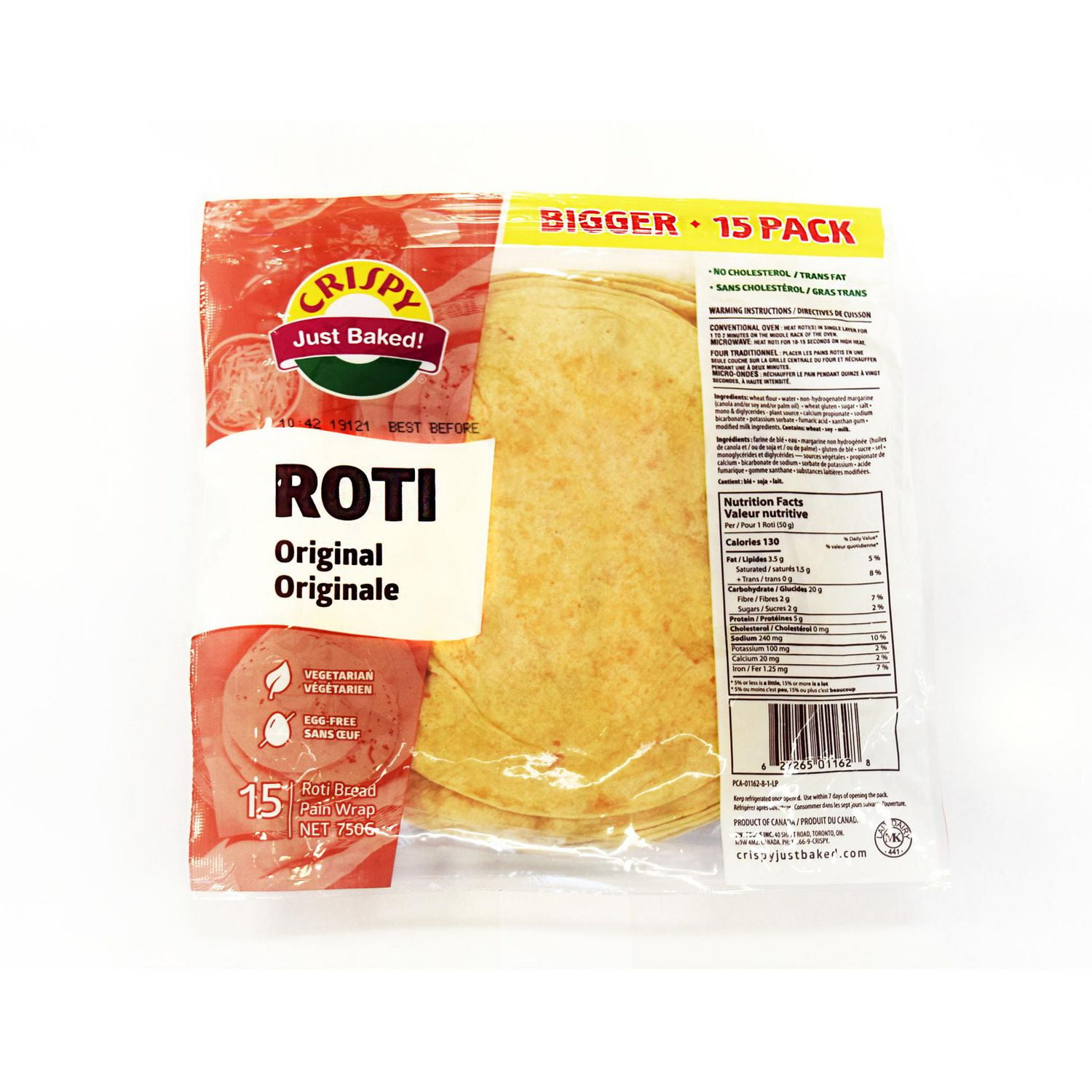 Click here for Crispy Original Roti 15p prices