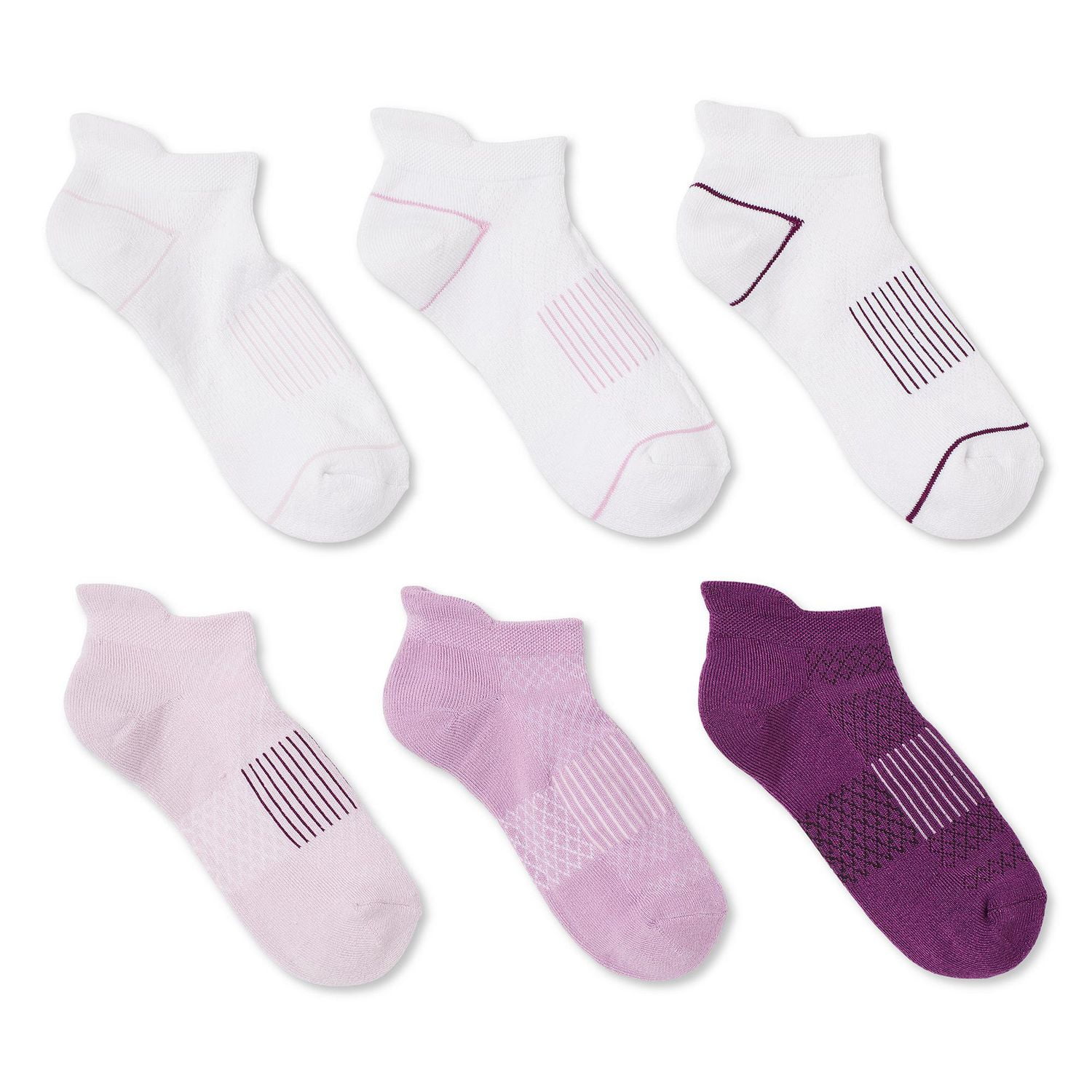 Click here for Athletic Works Womens Low-Cut Socks 6-Pack 4-10 prices
