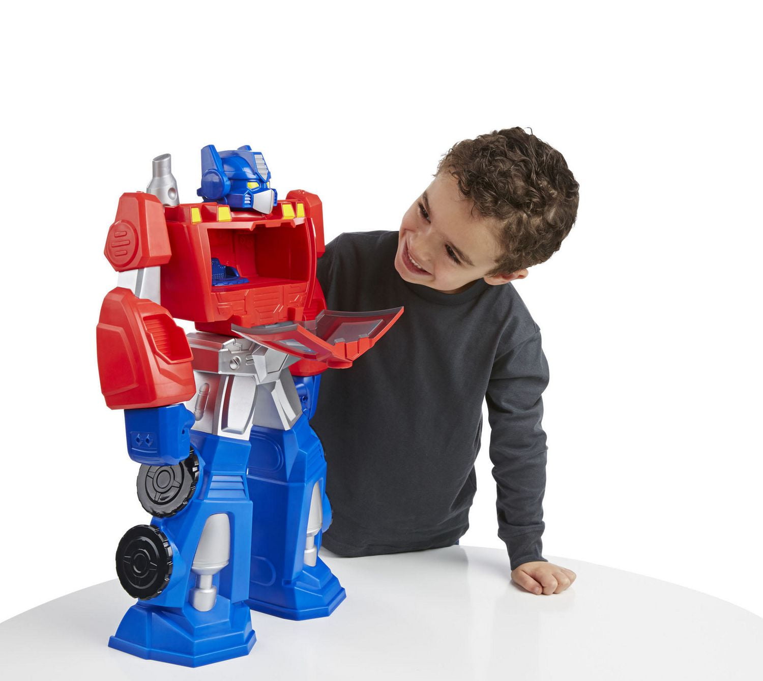Playskool heroes transformers rescue bots epic optimus prime figure store