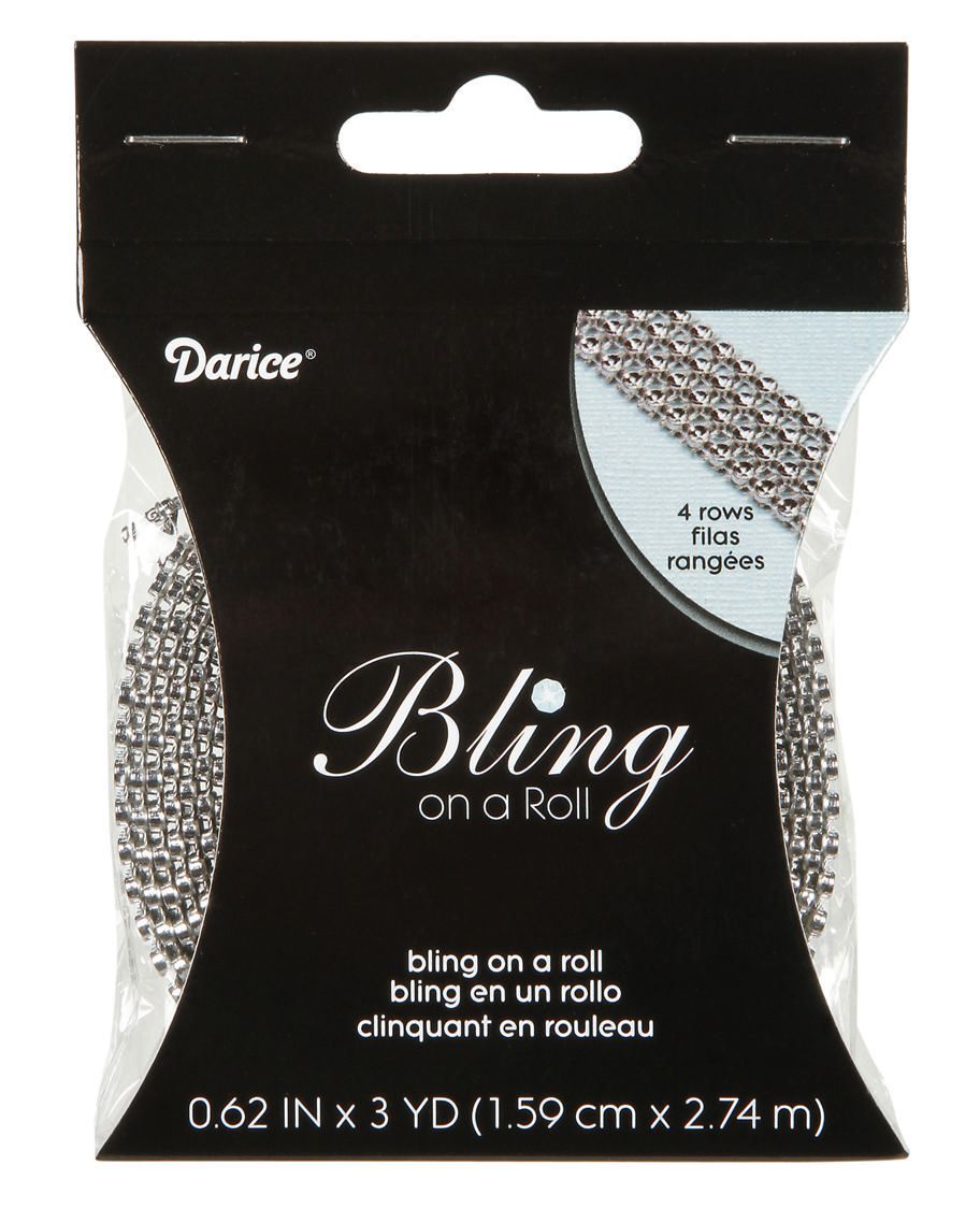 Darice Inc Darice Bling on A Roll 3mm Silver Mesh Ribbon | Walmart Canada