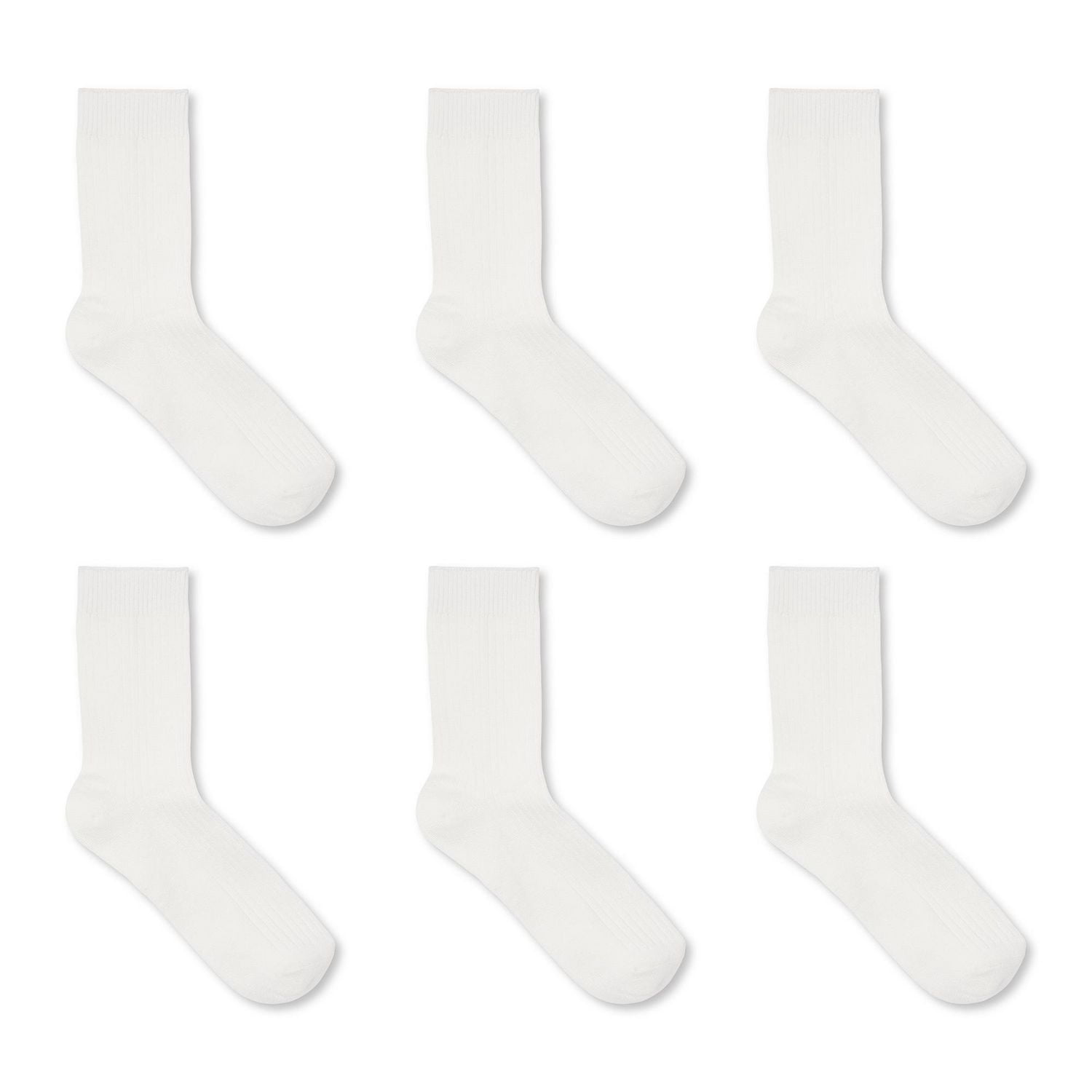 Click here for George Womens Mid-Crew Socks 6-Pack 4-10 prices
