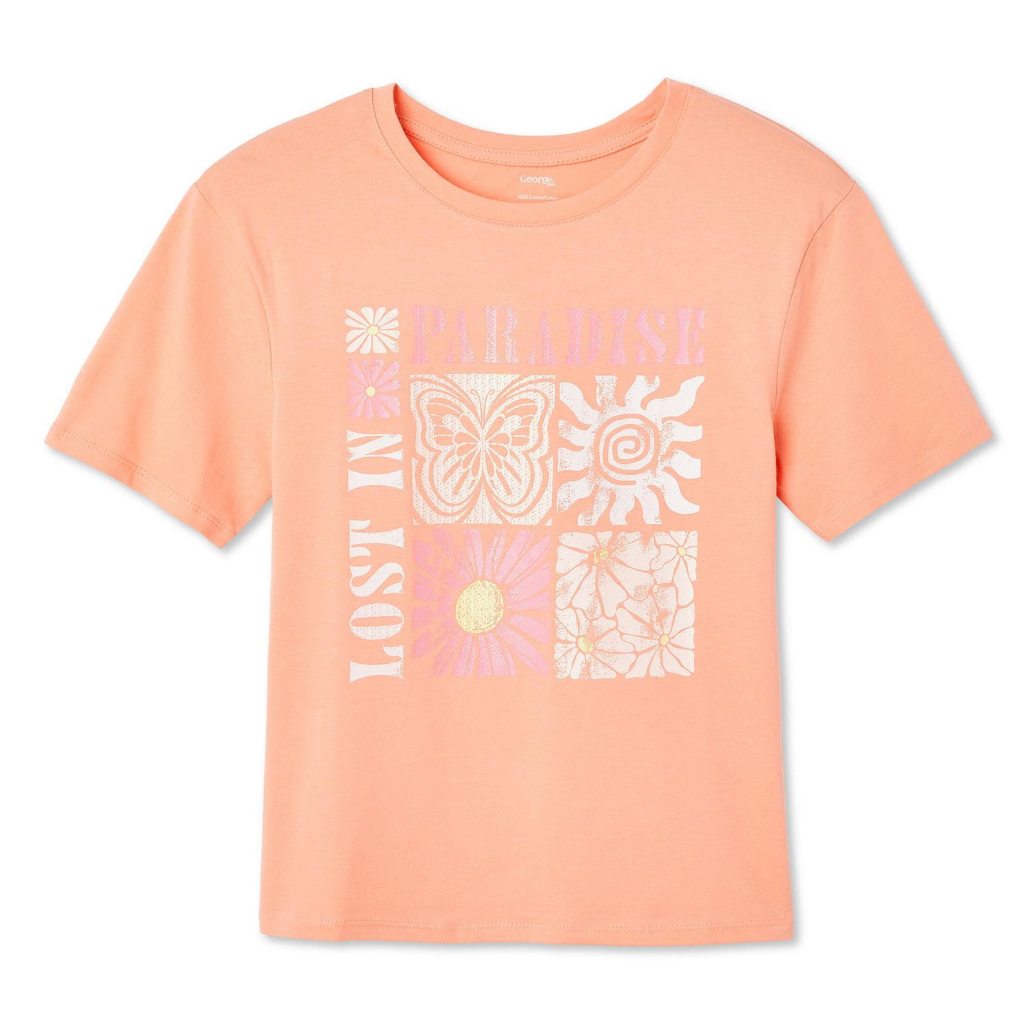 George Girls' Graphic Tee, Sizes XS-XL - Walmart.ca