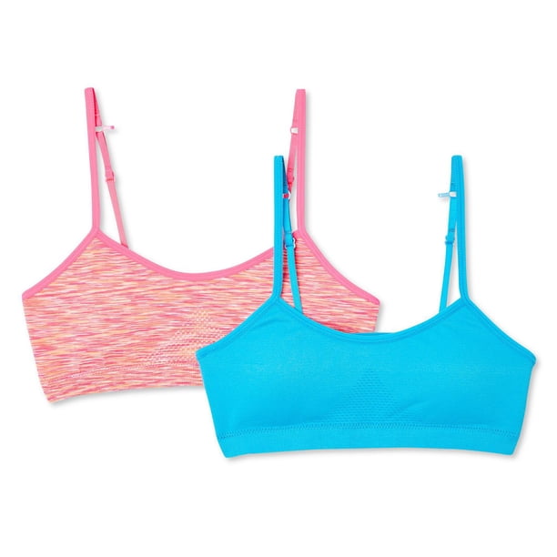 George Girls 2 Pack Bralettes Sizes S Xl Walmart Ca