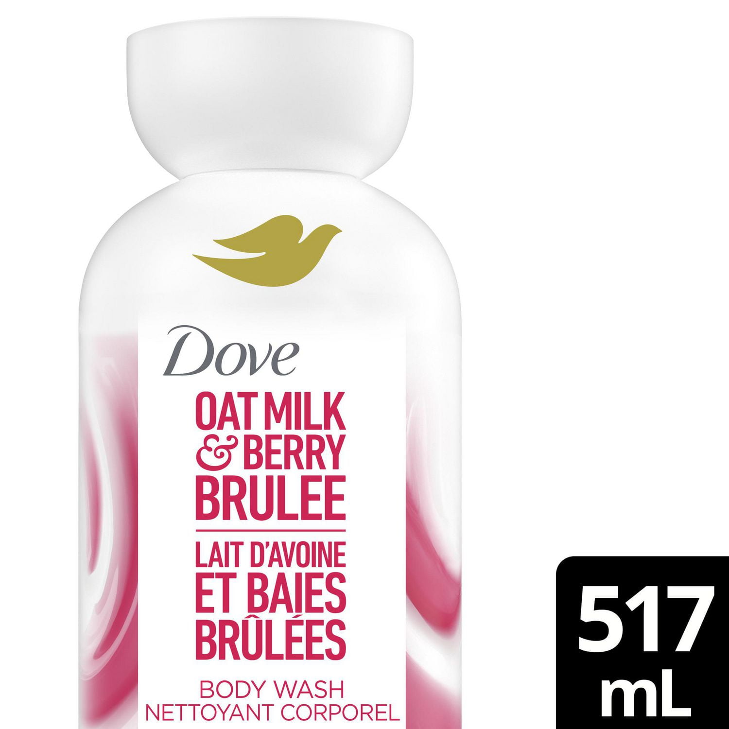 Dove Plant Milk Cleansing Body Wash for Moisturized Skin Oat Milk ...