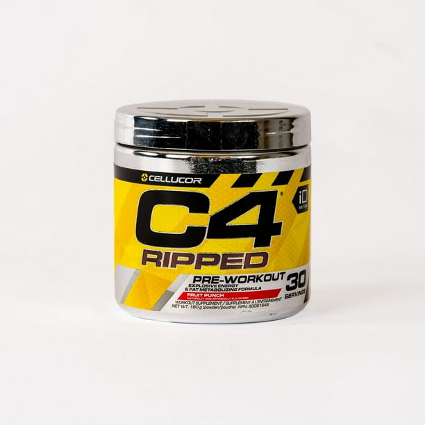 C4 Ripped Pre Workout Powder Fruit Punch 30 Servings - Walmart.ca