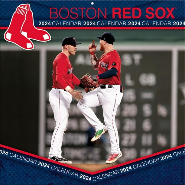 Turner Licensing Boston Red Sox 2024 12x24 Inch Square Wall Calendar ...