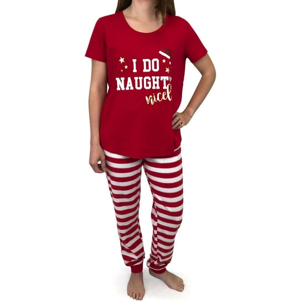 George Ladies' Short-Sleeve Holiday Pyjama Sets - Walmart.ca