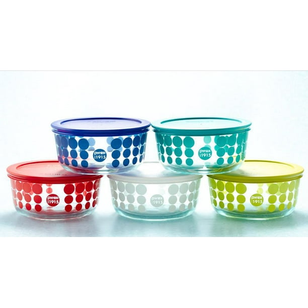 Pyrex 100th Anniversary Simply Store Glass Food Storage Set, 10 Piece ...