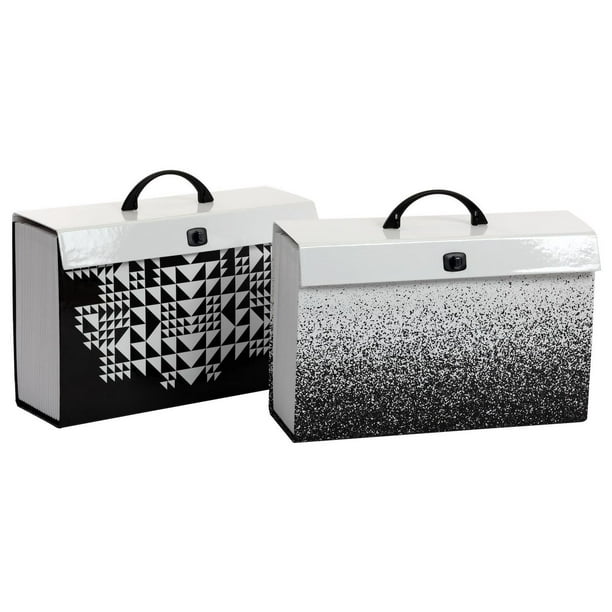 Fashion 19 Pkt Case File - Black and White - Walmart.ca