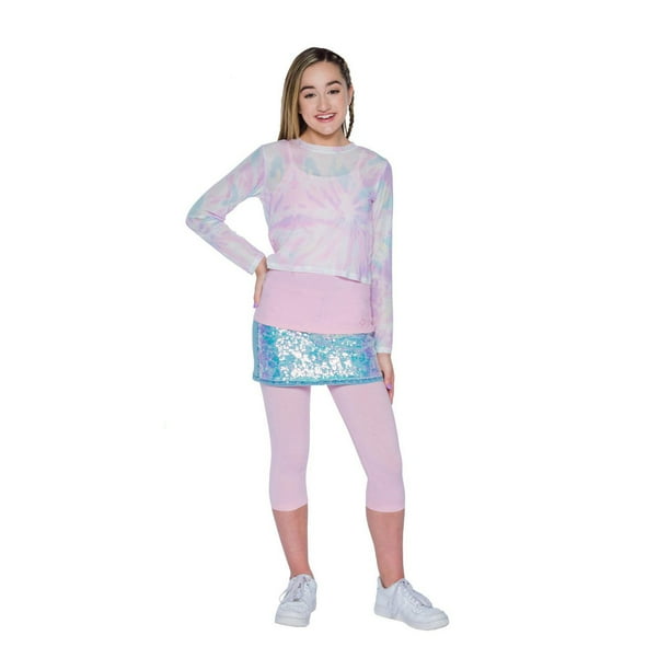 Girls Mini Pop Kids Long Sleeve Mesh Two Piece Top - Walmart.ca