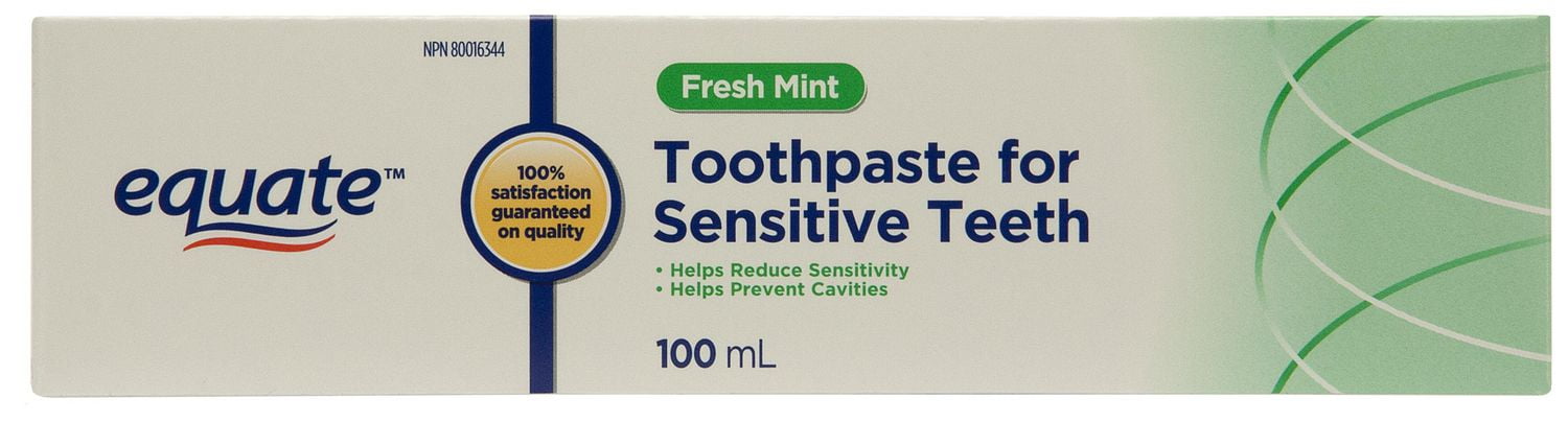 Equate Toothpaste for Sensitive Teeth Fresh Mint | Walmart Canada
