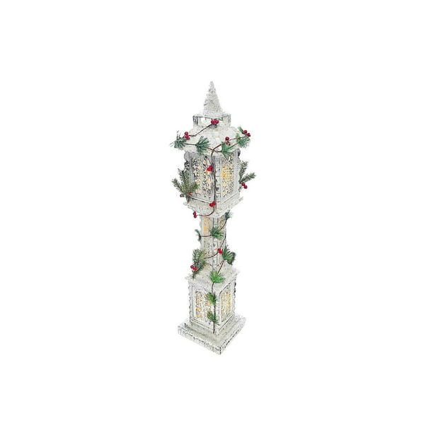 Christmas Led Snow Covered Snowflake Lamp Post 31.5" - Walmart.ca