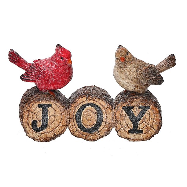 Christmas Polyresin Birds On Log Joy - Walmart.ca