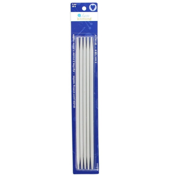Love Knitting 8" Double Point Knitting Needles - 5 pieces - Walmart.ca