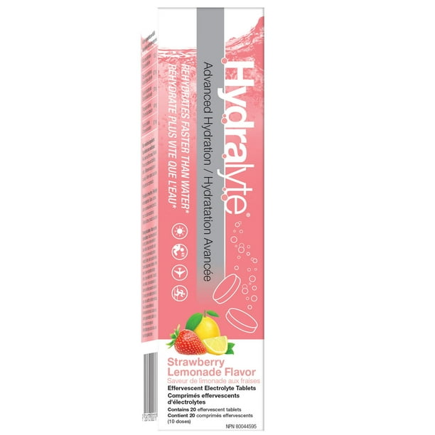 Strawberry Lemonade Flavored Effervescent Tablets - Walmart.ca