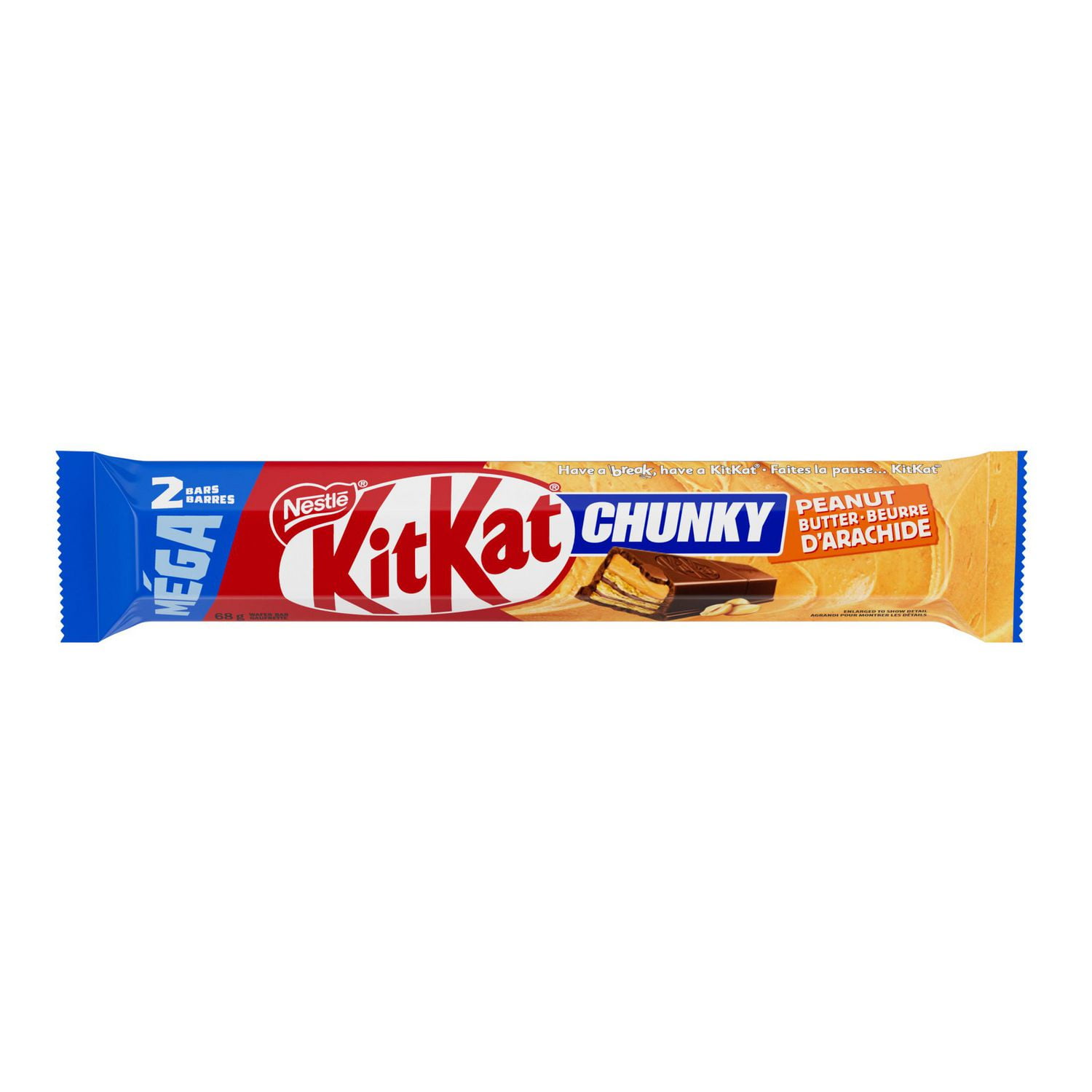 Click here for Chunky Peanut Butter  Mega Size  Crispy Kitkat Waf... prices