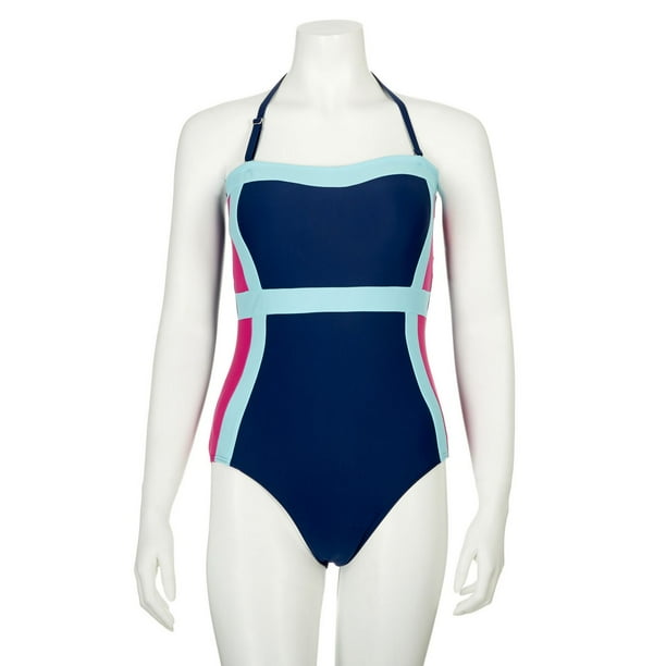 George Womenâ€™s One Piece Bandeau Swimsuit Walmart Ca