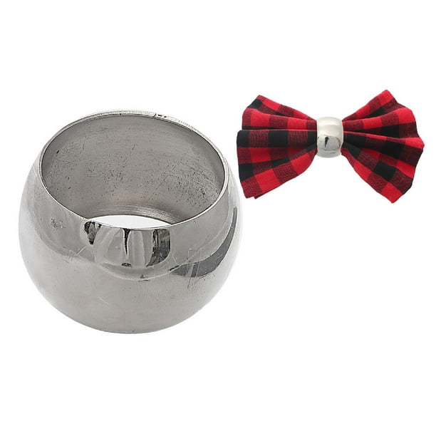 Silver Metal Round Napkin Ring - Set of 6 - Walmart.ca