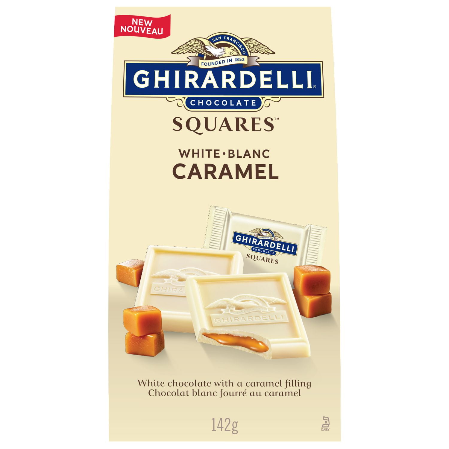 GHIRARDELLI Caramel White Chocolate Squares, 142-Gram Bag | Walmart Canada