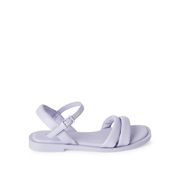 George Girls' Strappy Sandals, Wide Width Sizes 13-6 - Walmart.ca