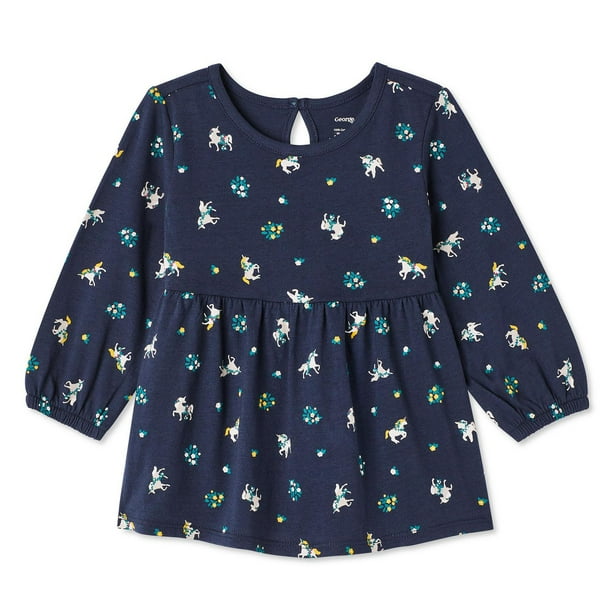 George Baby Girls' Long Sleeve Tunic Top - Walmart.ca
