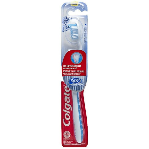 Colgate 360 Sensitive Pro Relief Toothbrush, Ultra Soft, 1 Toothbrush ...