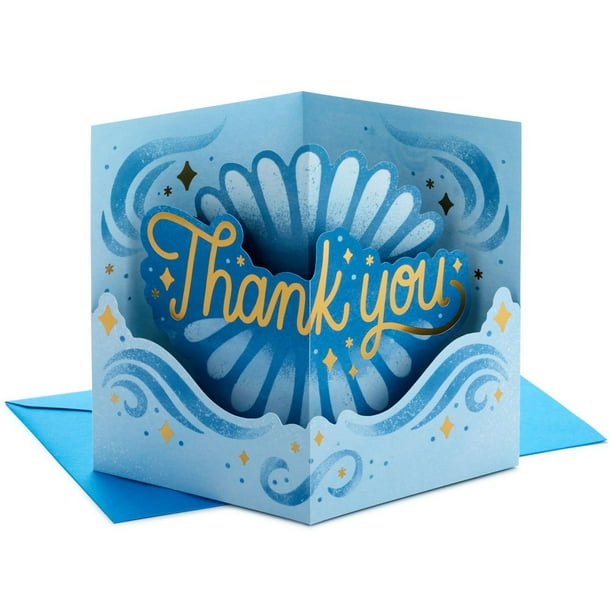 Hallmark Paper Wonder 3D Pop-up Thank-You Card, Nurses Day Card ...