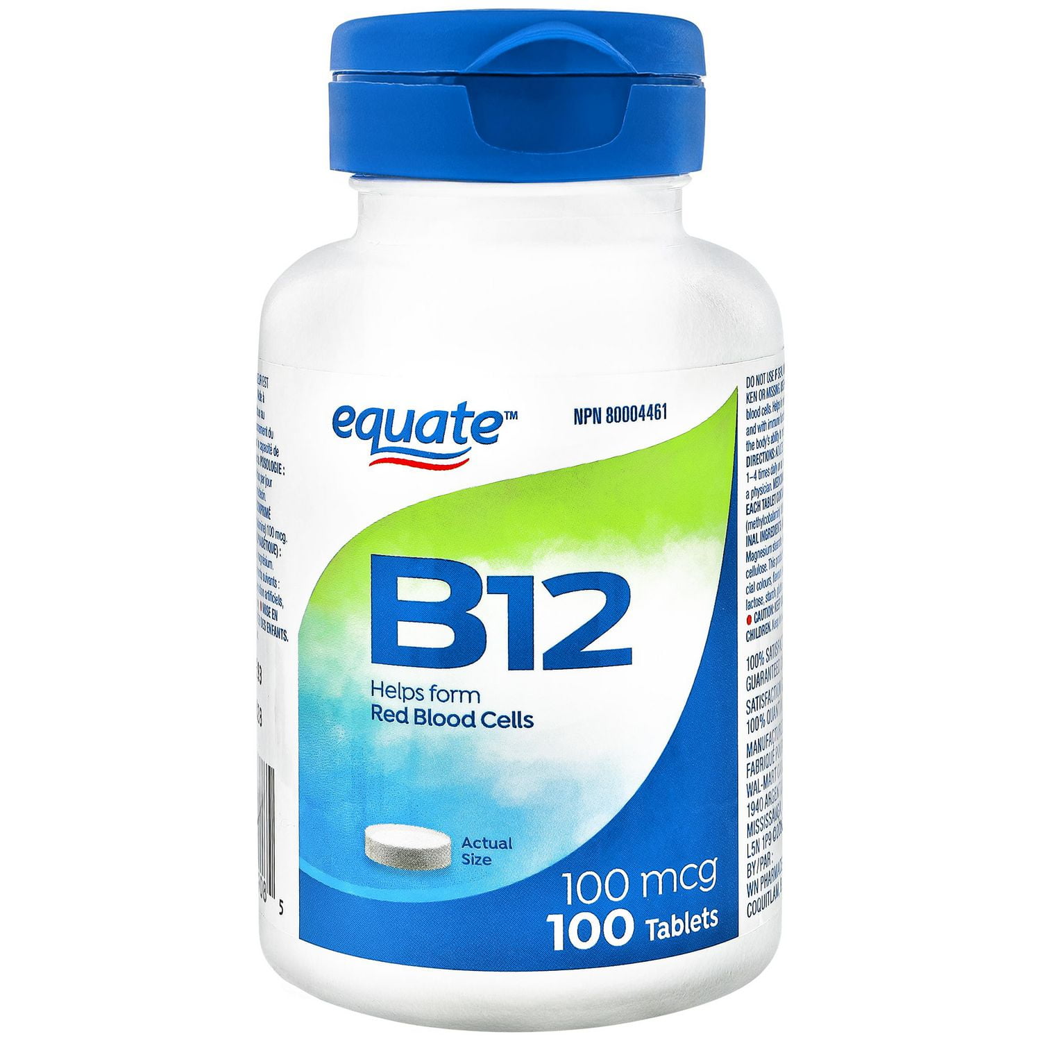 Click here for Equate Vitamin B12 100mcg prices