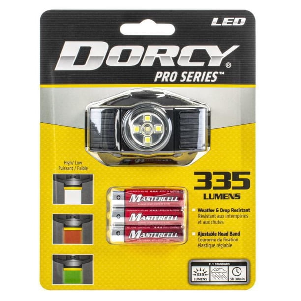 Dorcy 335 Lumen Head Lamp, LED Headlamp - Walmart.ca