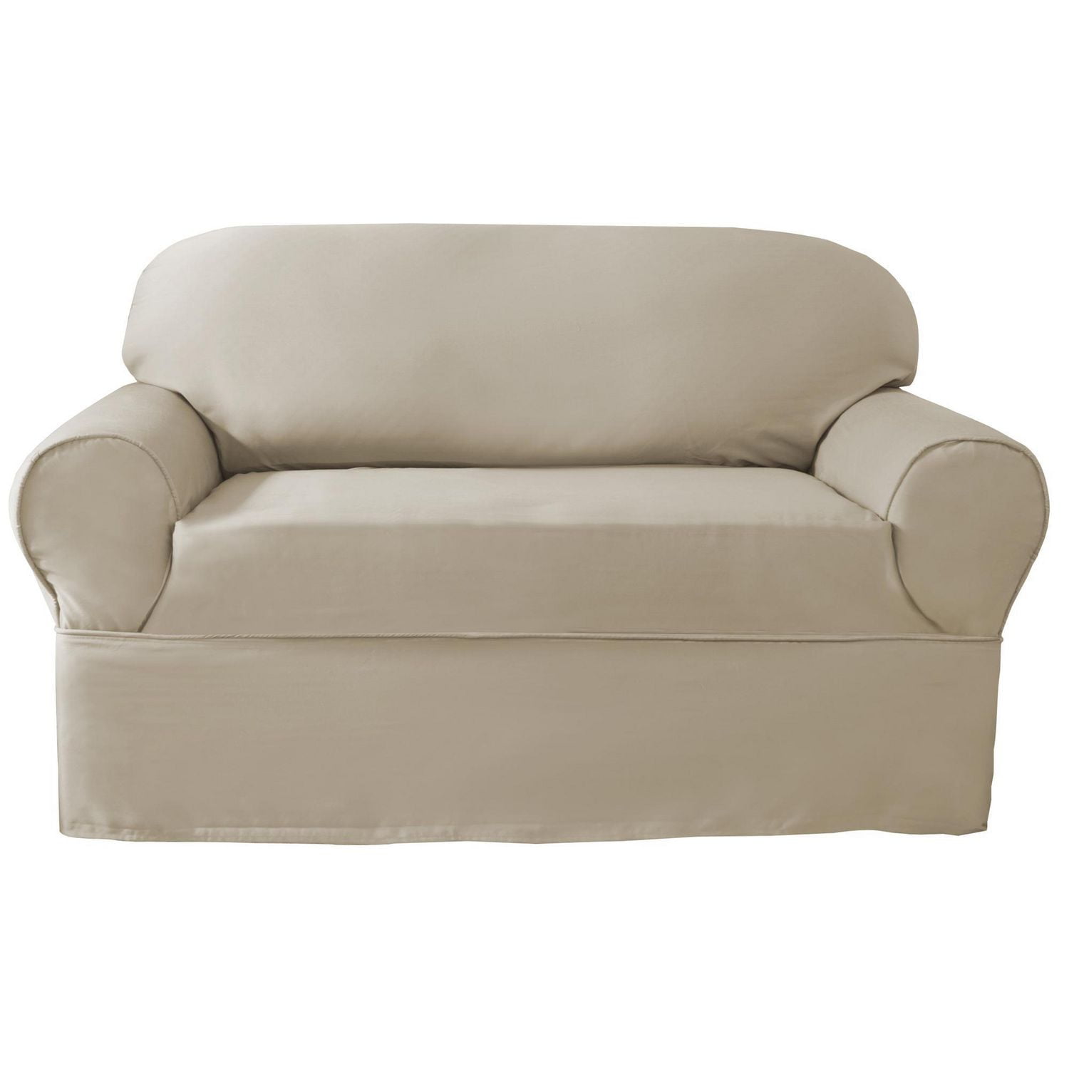 Sure Fit Dorchester Non-Stretch Wrap Style Loveseat Slipcover | Walmart ...