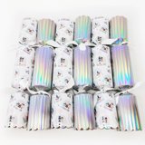 HOLIDAY TIME 12PK X 12" PREMIUM CHRISTMAS CRACKERS, SNOWGLOBE PATTERN ...