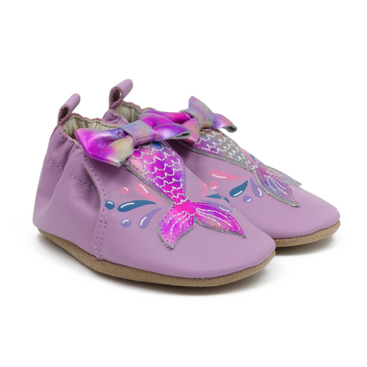 Robeez - Baby, Infant, Toddler - Soft Sole Leather Shoes with Suede ...