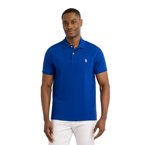 U.S. Polo Assn. Men's Solid Interlock Short Sleeve Polo, Interlock Polo ...