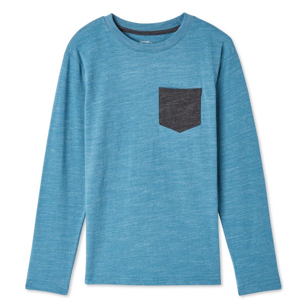 George Boys' Long Sleeve Pocket Tee - Walmart.ca
