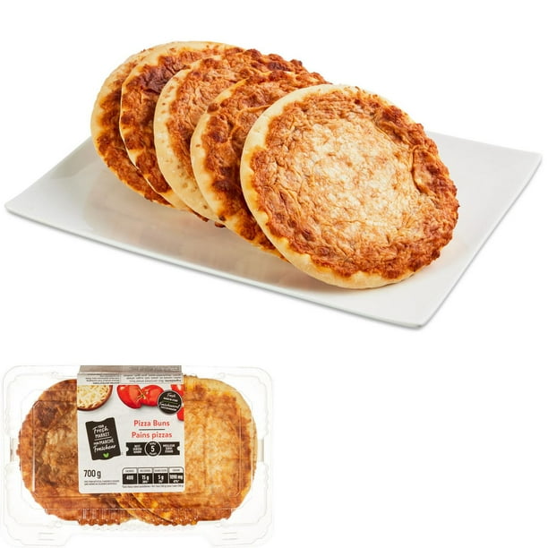 Your Fresh Market Pizza Buns, 5 pieces, 700 g - Walmart.ca