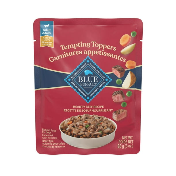 Blue Buffalo Tempting Toppers Natural Wet Dog Food Topper, Beef Dinner ...