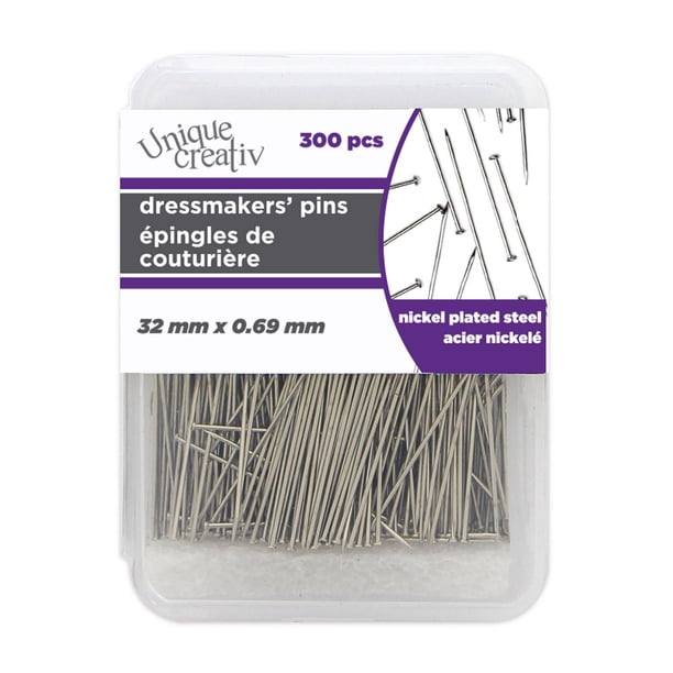 Unique Creativ Dressmakers' Pins, 300 pieces, 32 mm x 0.69 mm - Walmart.ca