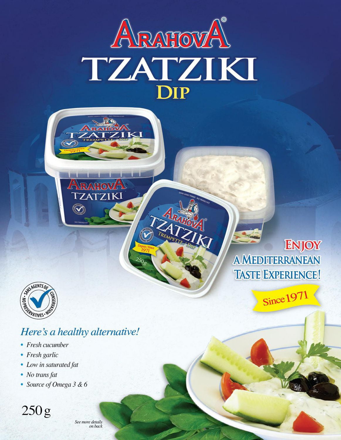 Click here for Arahova Tzatziki Dip prices