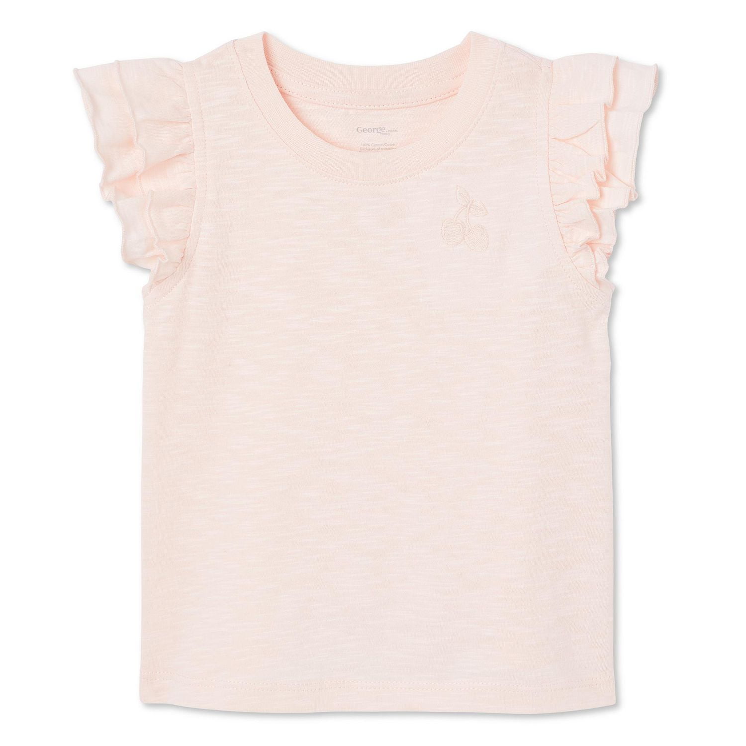 George Baby Girls' Ruffle Top, Sizes 0-24 months - Walmart.ca