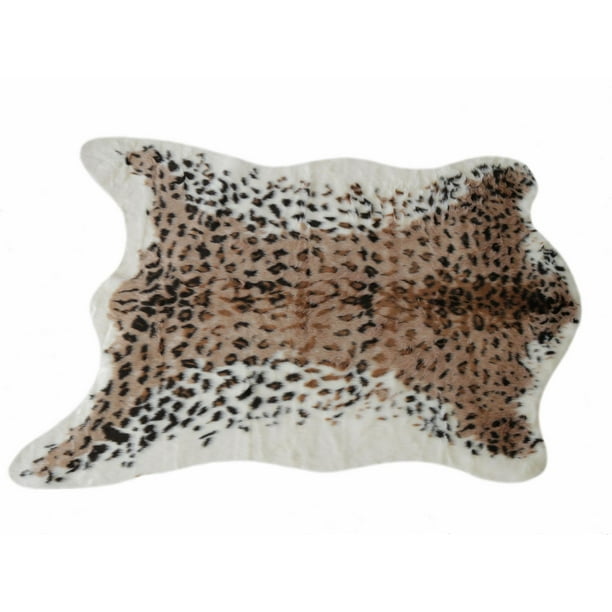 H-Luxe Faux Hide Animal Print Rug - Walmart.ca