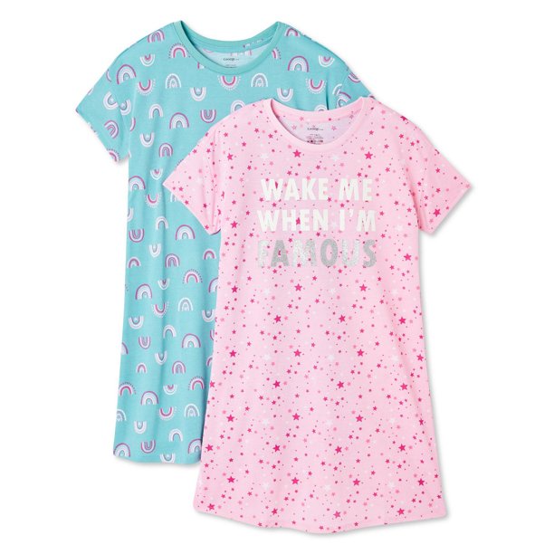 George Girls' Nightshirt 2-Pack - Walmart.ca